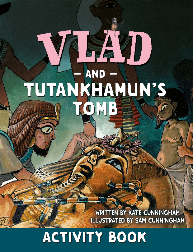 Vlad and Tutankhamun's Tomb Activity Book | Reading Riddle